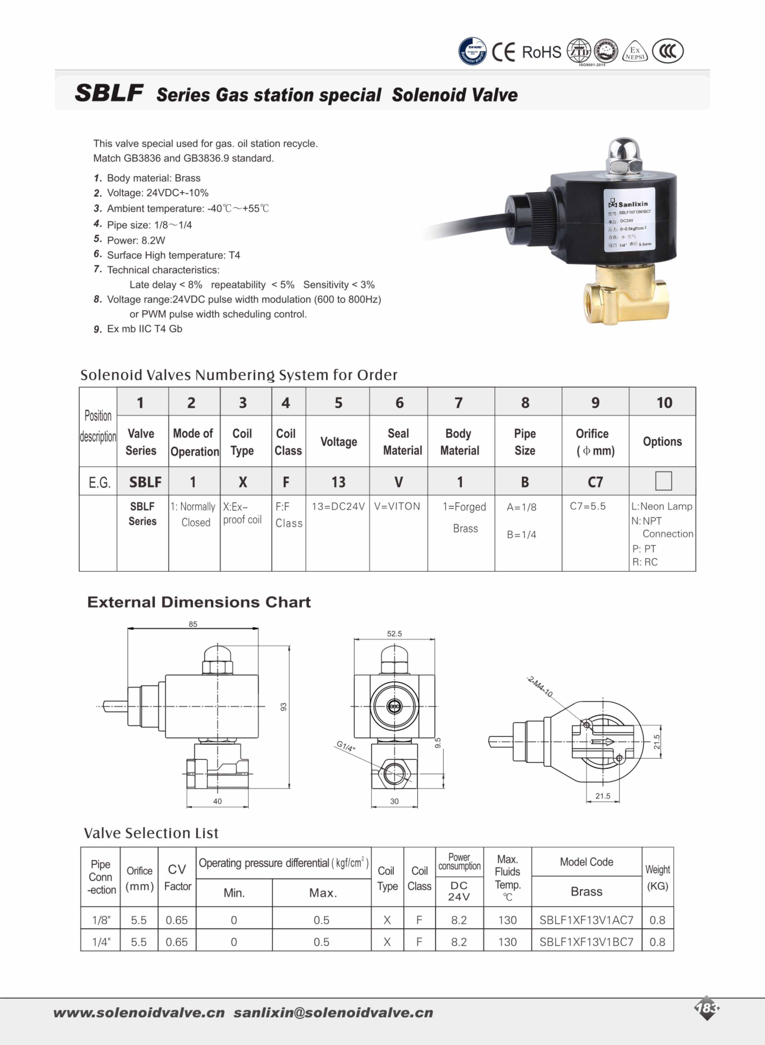 SLQF Series Gas station special Solenoid Valve from China manufacturer ...